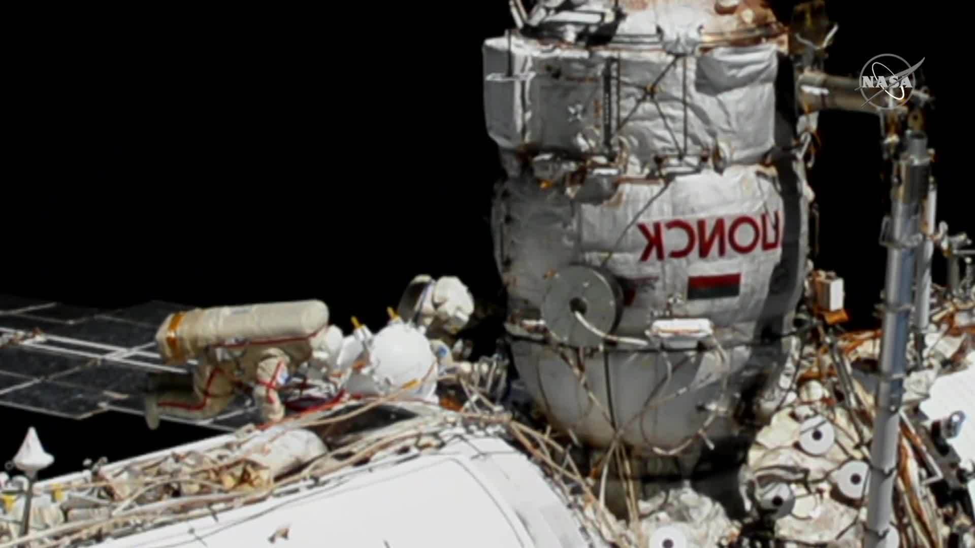ISS: Roscosmos cosmonauts conduct first ever spacewalk through Poisk ...